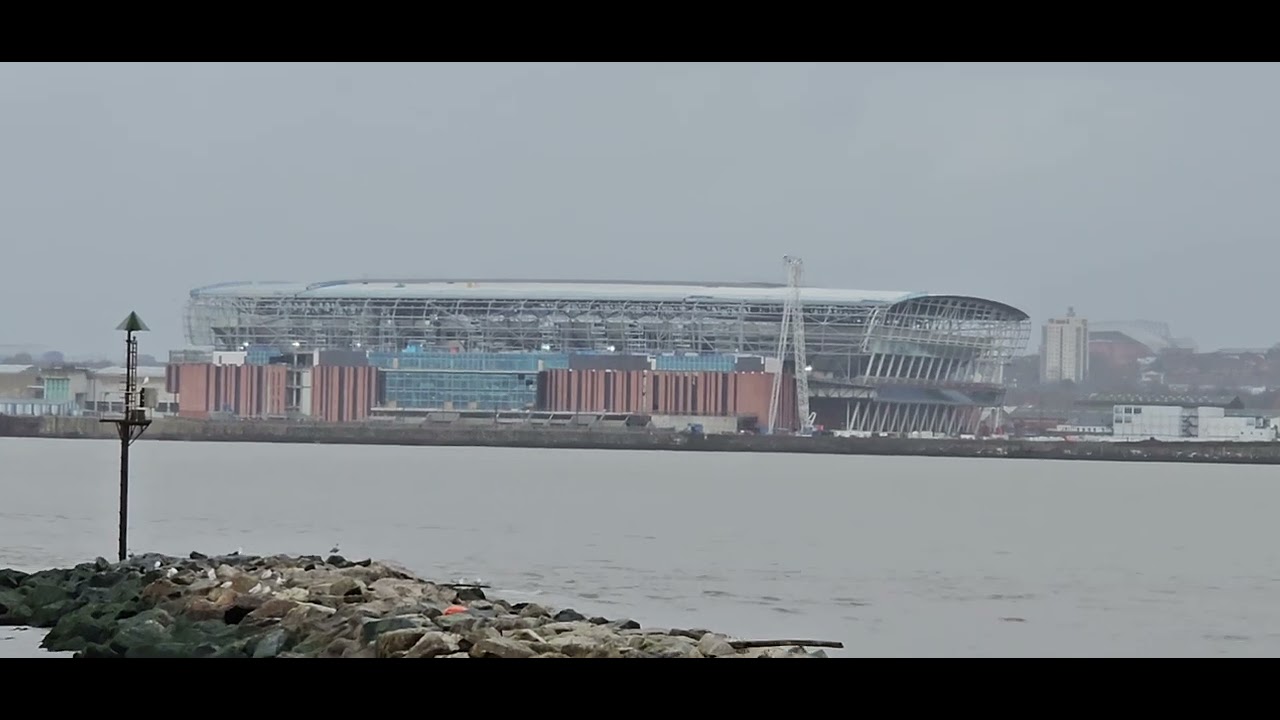 NEW EFC Stadium Bramley Moore Dock 31.12.2023 - YouTube