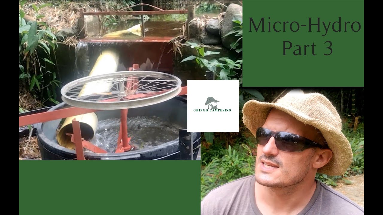 Micro-Hydro update #3 - YouTube