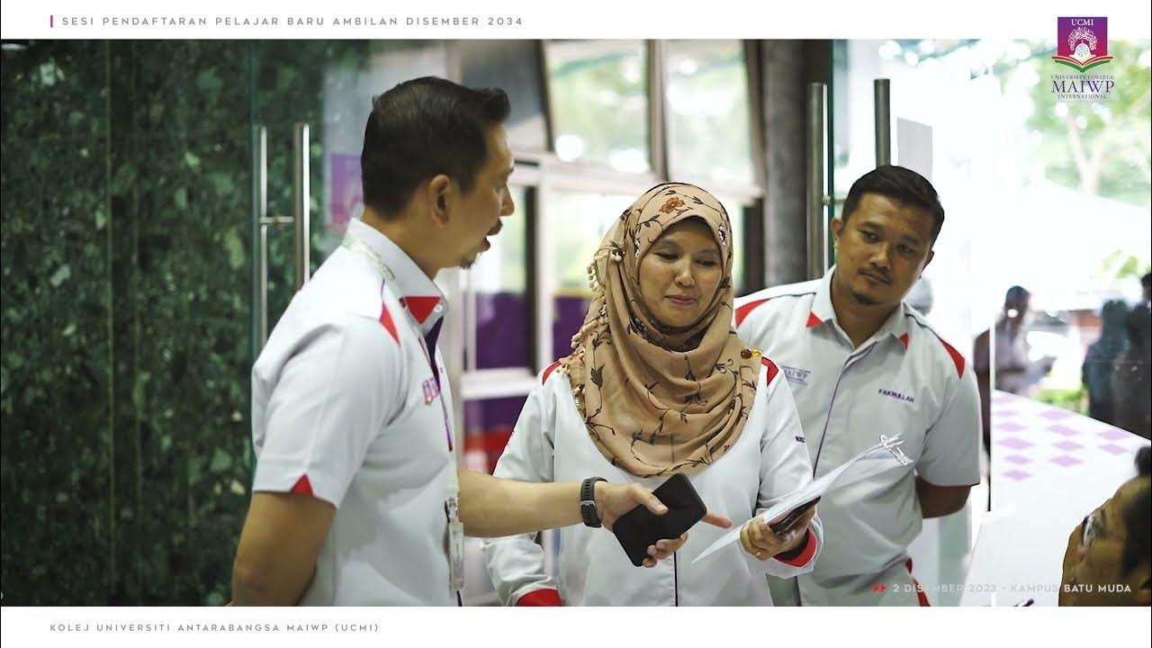 Sesi Pendaftaran Pelajar Baru Ambilan Disember 2023 - YouTube