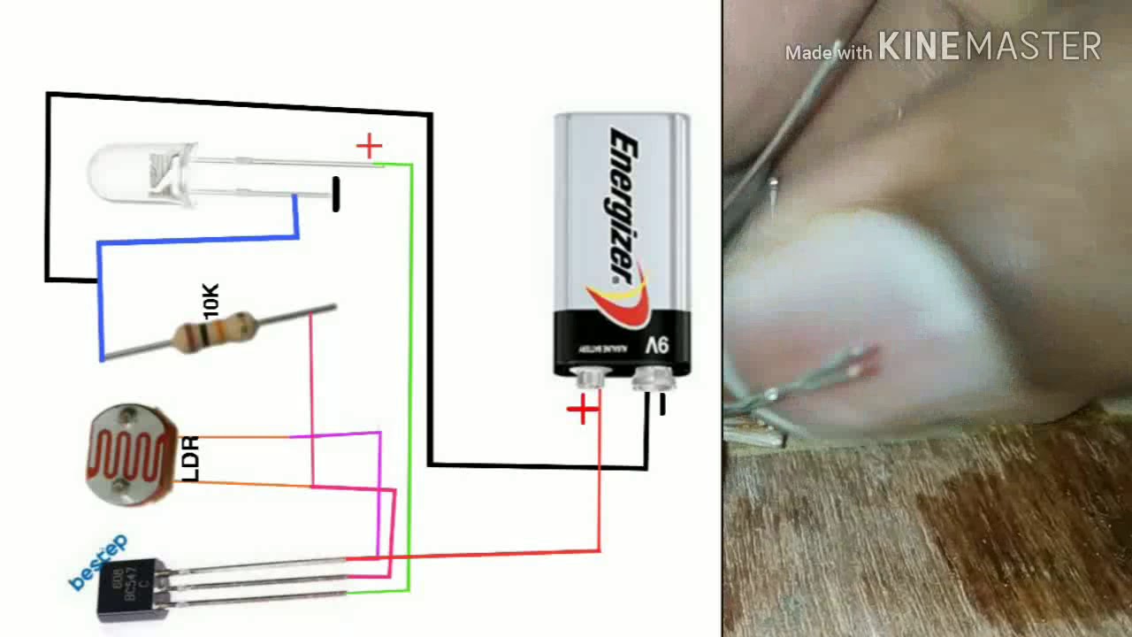 how to make automatic light on off - YouTube