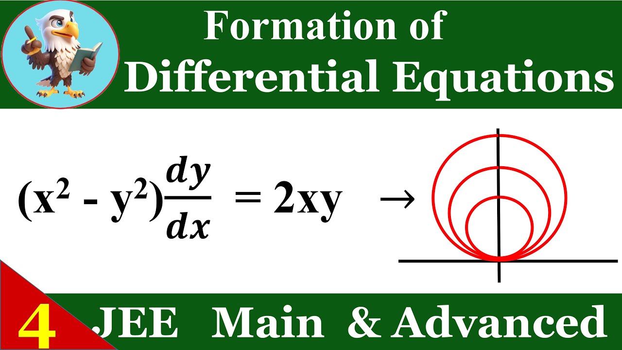4. Differential Equations | Formation of Differential equations | Examples | IIT JEE Maths - YouTube