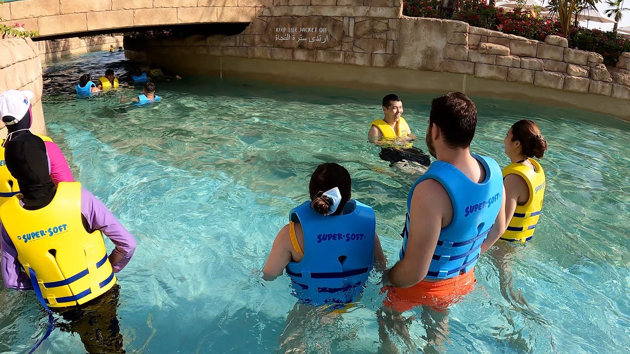 Rapids Ride at Aquaventure Atlantis Dubai - YouTube