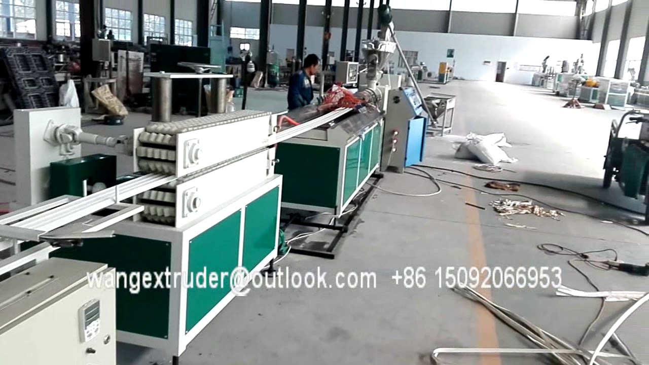 Four Corner Beads Extrusion Line With Online Punching System - YouTube
