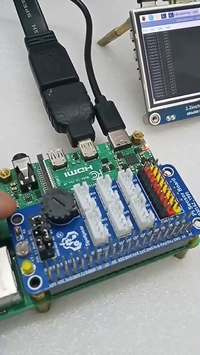Spotpear Raspberry Pi PCF8591 AD/DA adc a2 channel demo video - YouTube