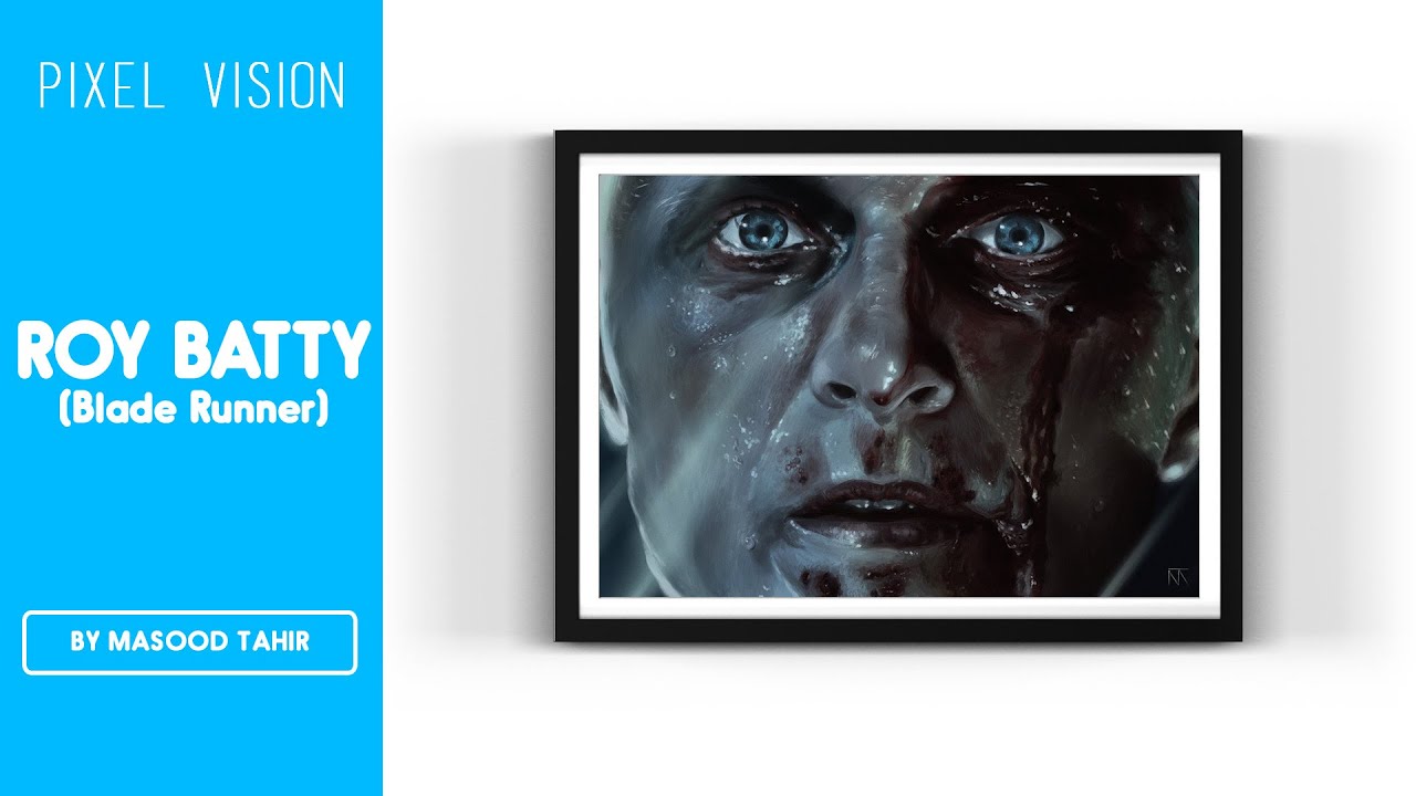 Roy Batty [Blade Runner] (Time-Lapse Painting) - YouTube
