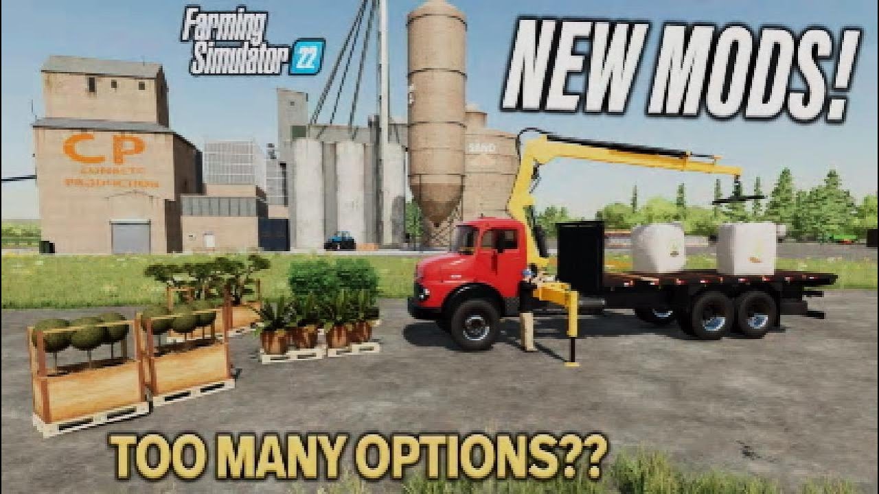 FS22 | NEW MODS! Lizard 1313 & Bodies, Concrete Production Plant, Tree ...