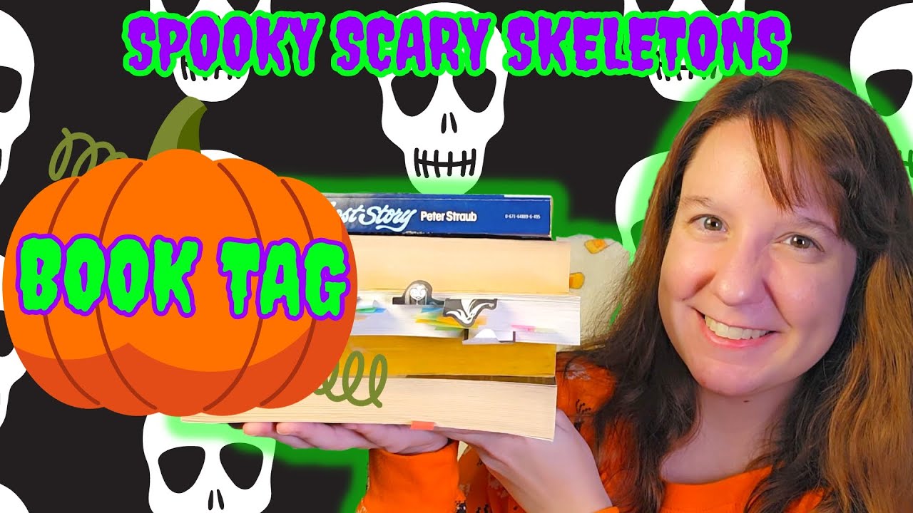 Spooky Scary, Skeletons Book Tag - Witches, Black Cats, Horror Books ...