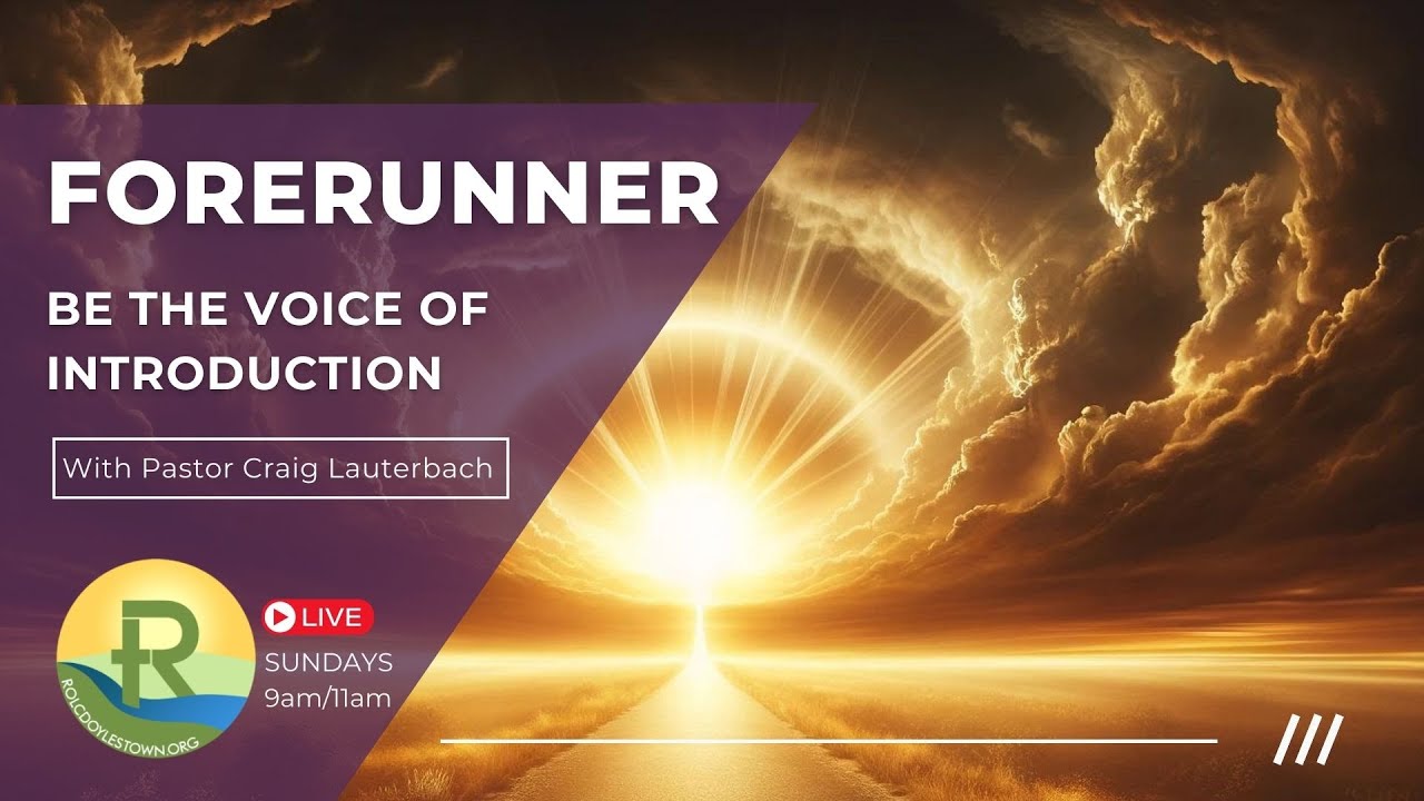 FORERUNNER - Be the Voice of Introduction - YouTube