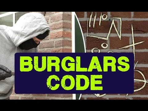 Burglar Code: Has Your Home Been Targeted - YouTube