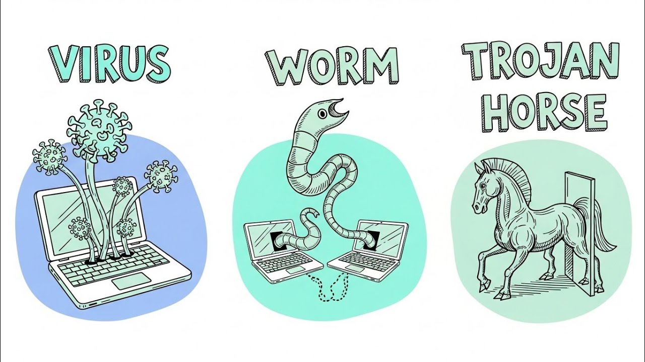 Virus vs Worm vs Trojan - My PC Fought 3 Secret Invaders And This Is ...