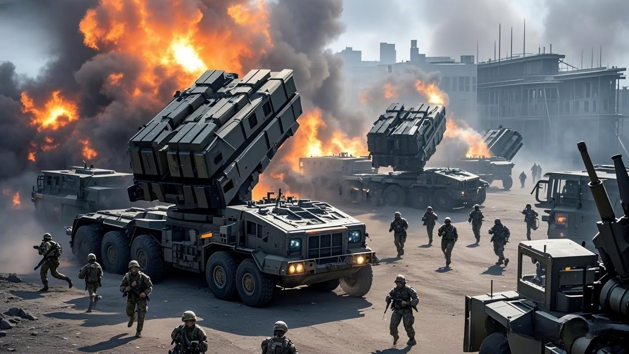 Fierce! 240 US CAMM launch vehicles attacked by Russian missiles at ...