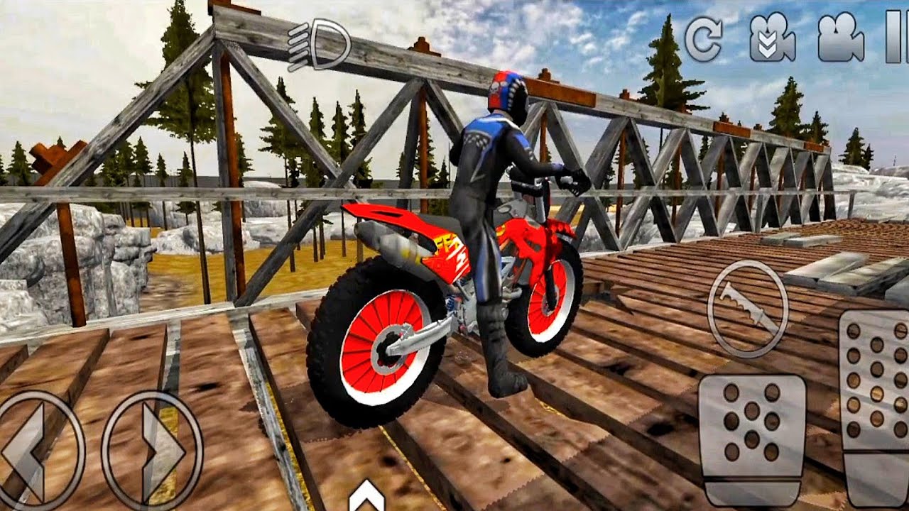 Motorbike Full Speed Driving On Hardly Briz Road Gameplay Off-road ...