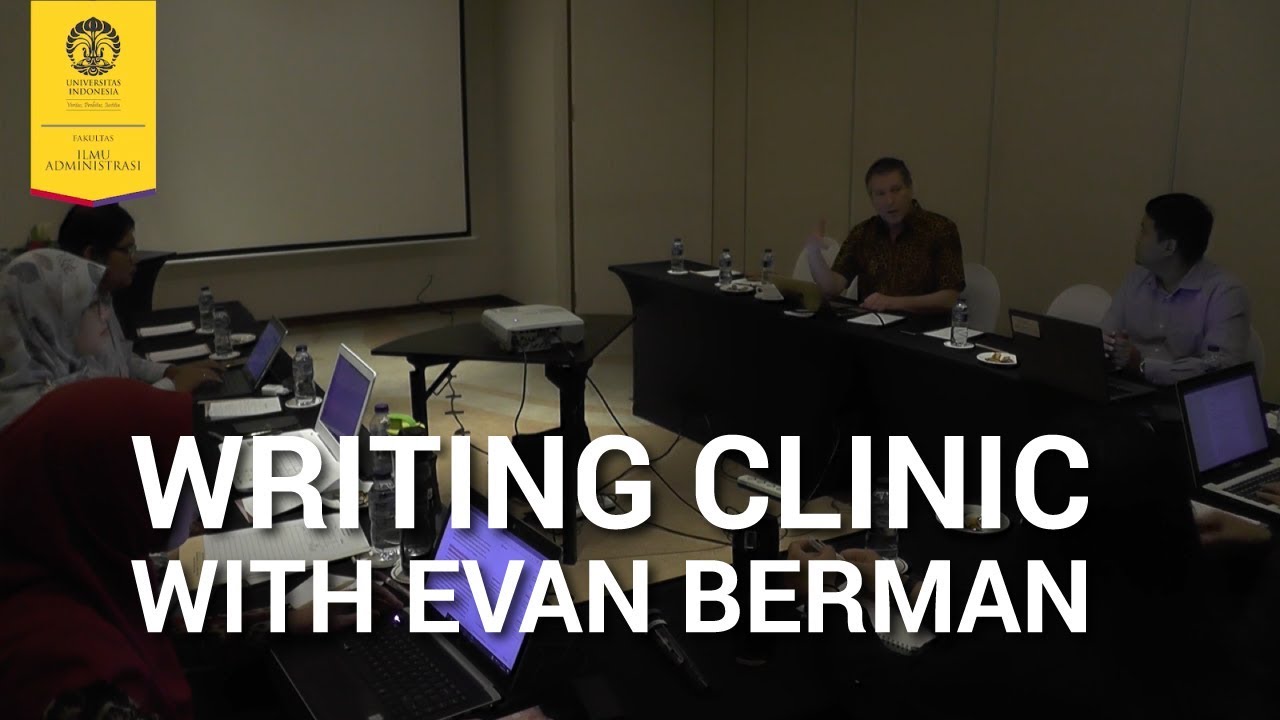 Writing Clinic with Evan Berman - YouTube