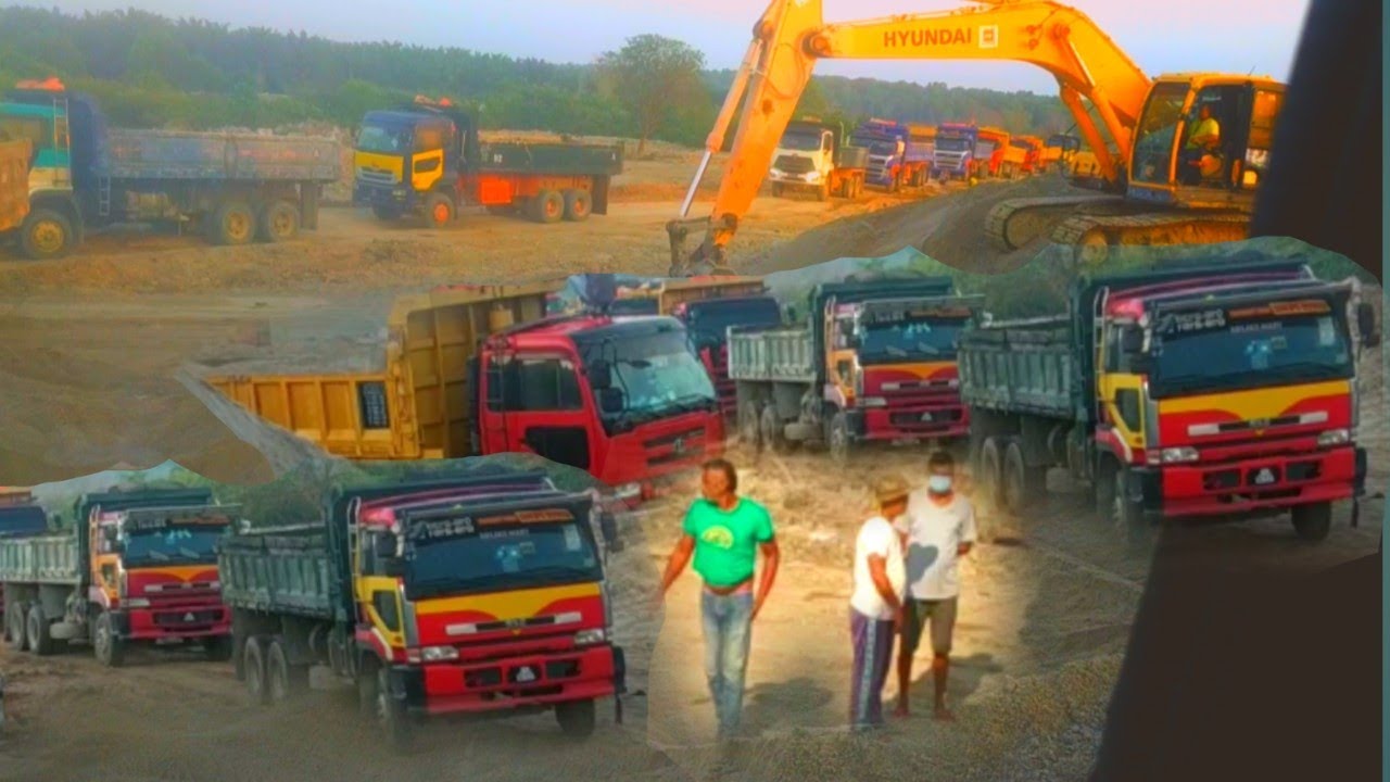 truck datang bagai kan semut !! operator sampai kewalahan - YouTube