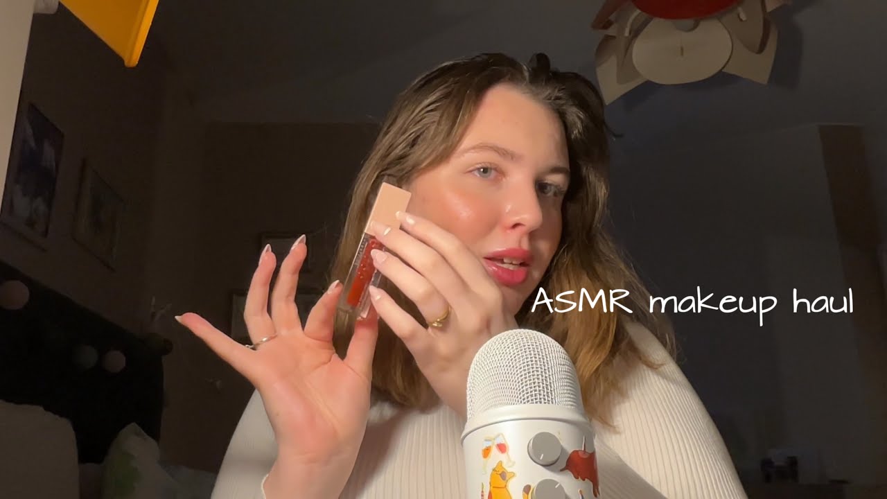 ASMR makeup haul 🍀 - YouTube