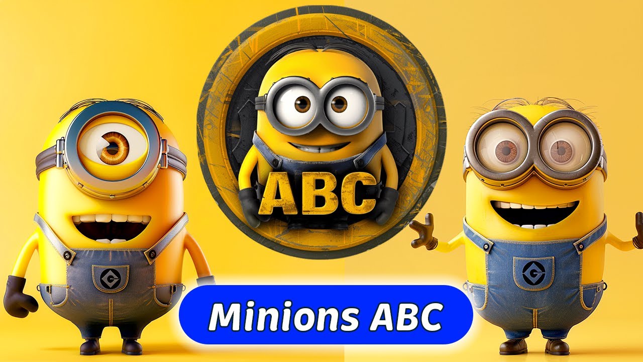 ABC Song with Minions: Alphabet Learning Fun | ABC Song for Kids - YouTube