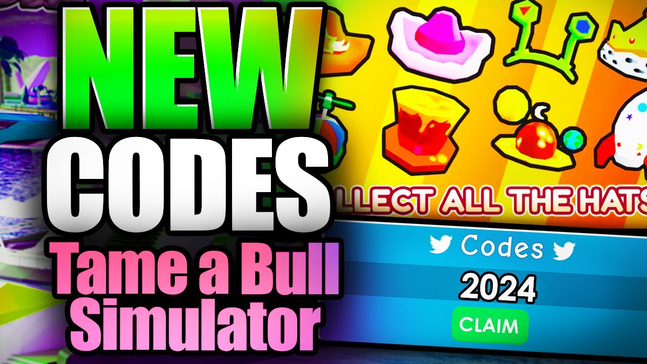 Tame a Bull Simulator CODES - ROBLOX 2024 - YouTube