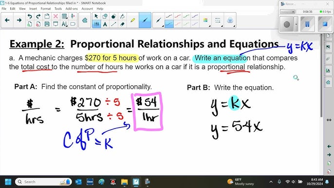 Proportional Equations