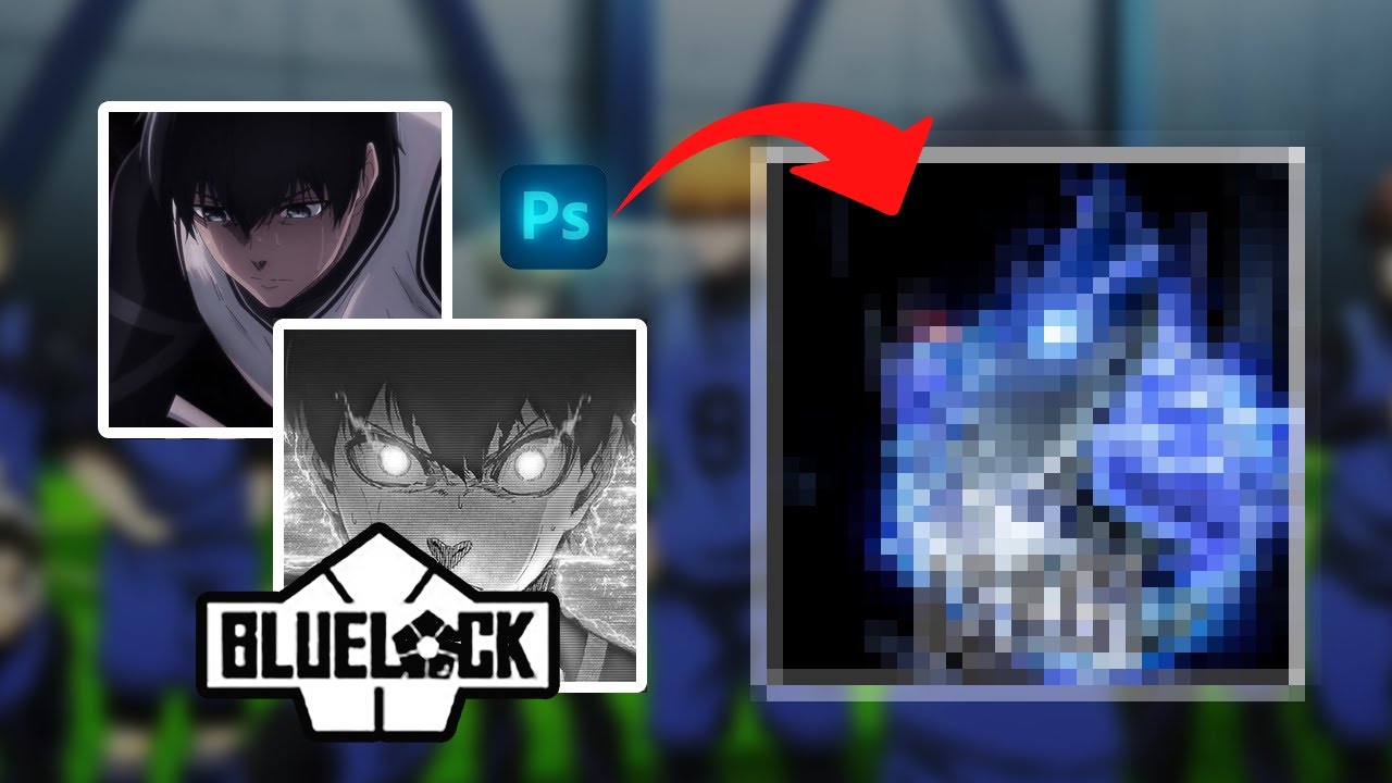 Efecto Anime Glow Art |Blue Lock | EP4 | Photoshop Tutorial - YouTube