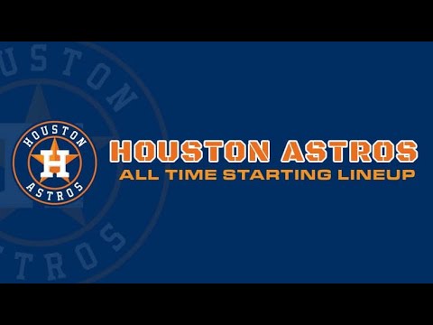 My All Time Houston Astros Starting Lineup - YouTube