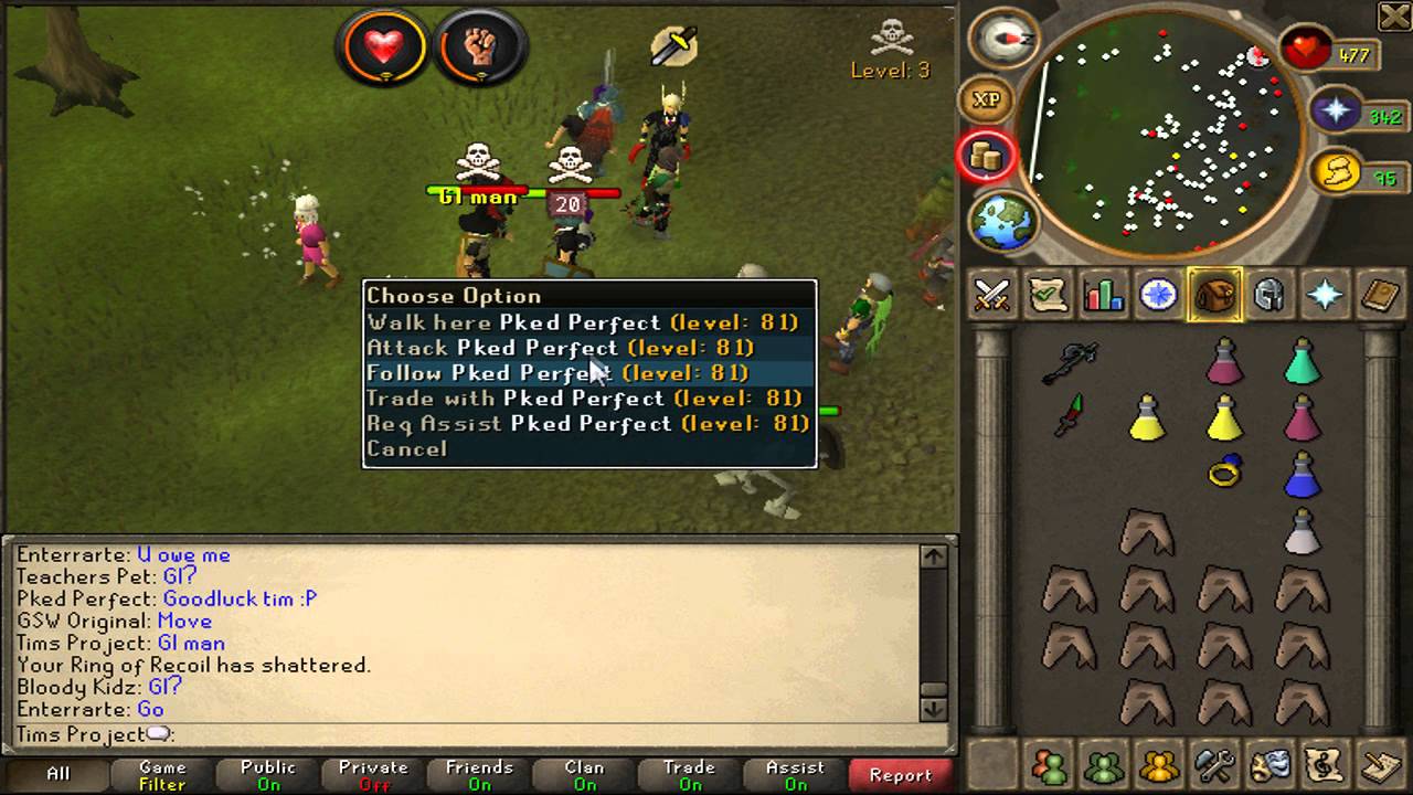 Runescape Sparc Mac's Pure Pk Commentary - Fire Cape & 90 Strength ...