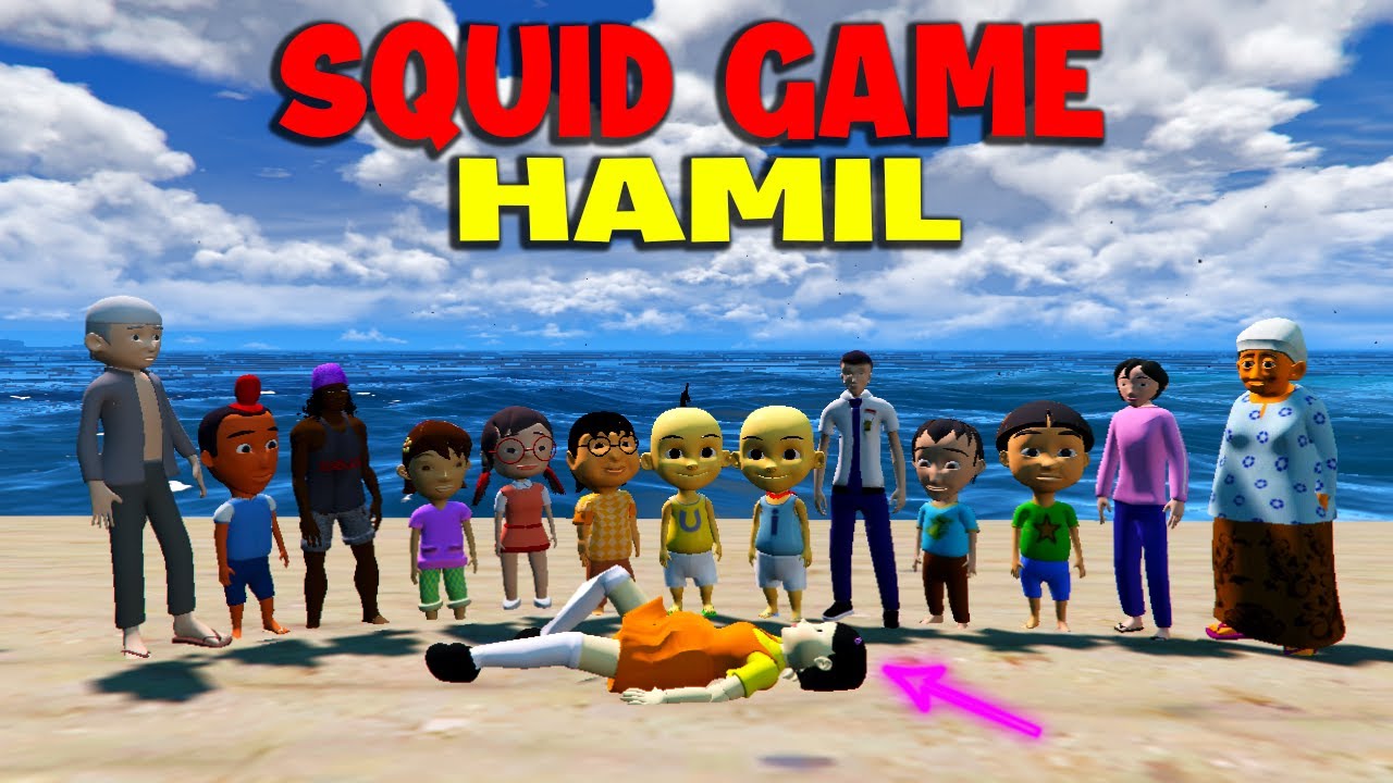 Squid Game Hamil, Mail dan Fizi Marah Sama Tok Dalang, GTA V Upin Ipin ...
