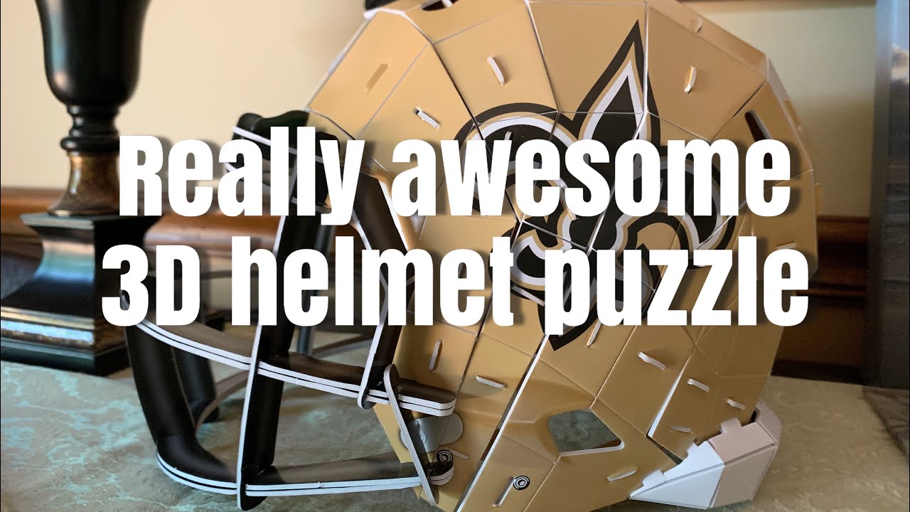 FOCO PZLZ 3D HELMET PUZZLE - YouTube