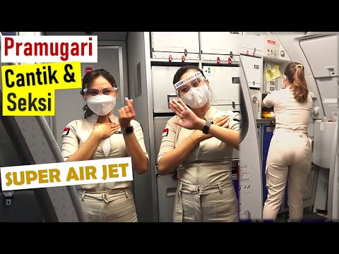 PRAMUGARI CANTIK Super Air Jet 😍😱  Intip Kecantikan Mereka!
