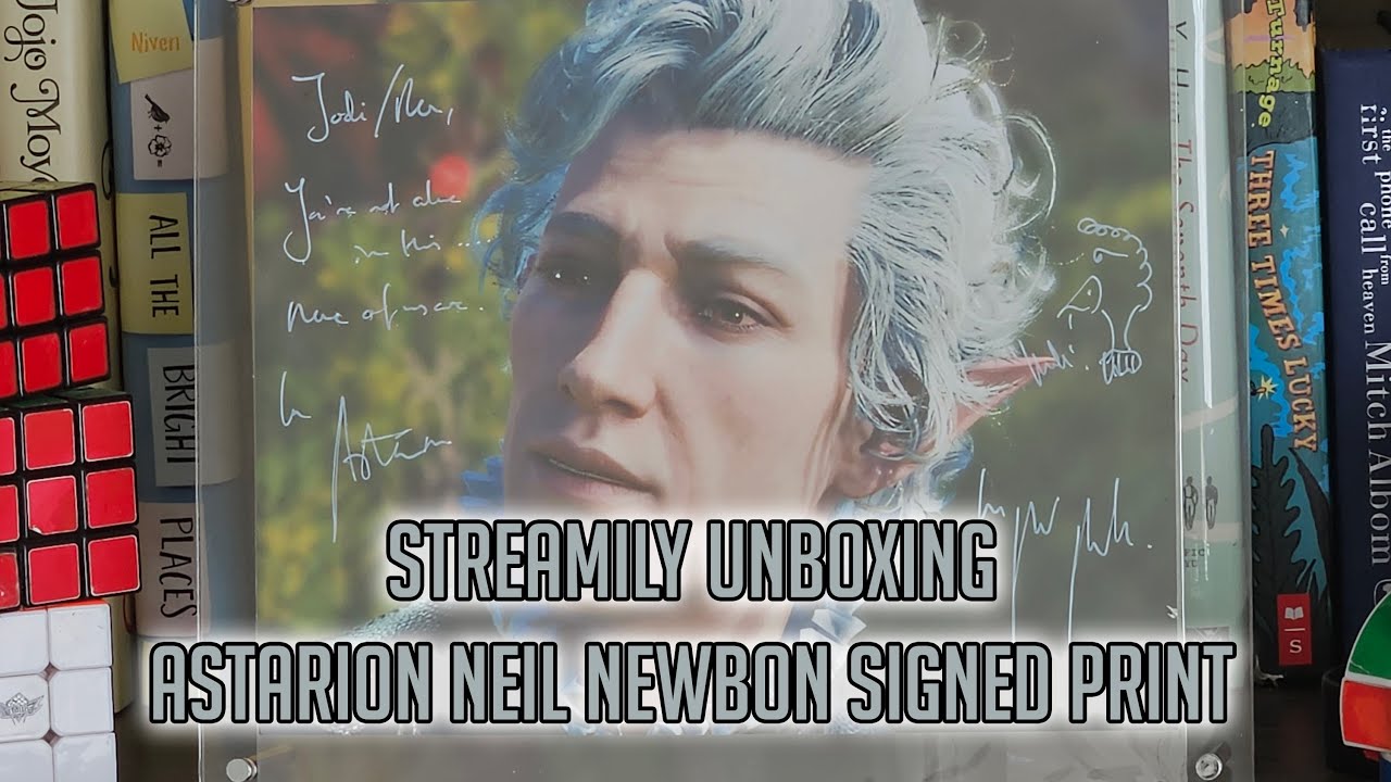 Unboxing my Streamily Neil Newbon signed Astarion Print - YouTube