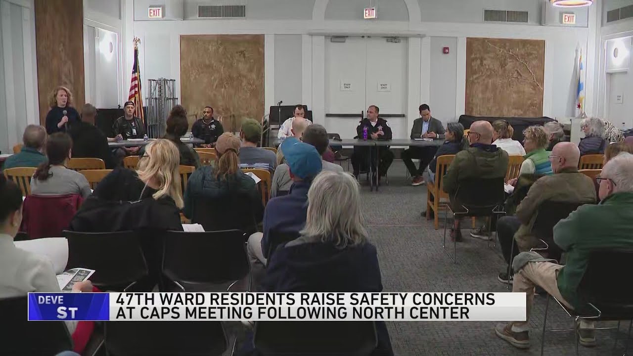 47th Ward Residents Raise Safety Concerns at CAPS meeting - YouTube