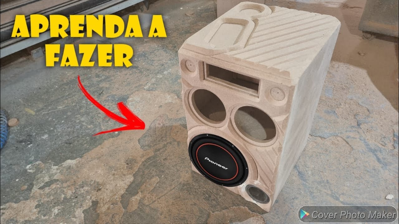 CAIXA GRAVE 10 POL construa você mesmo !!! passo a passo jholsom - YouTube