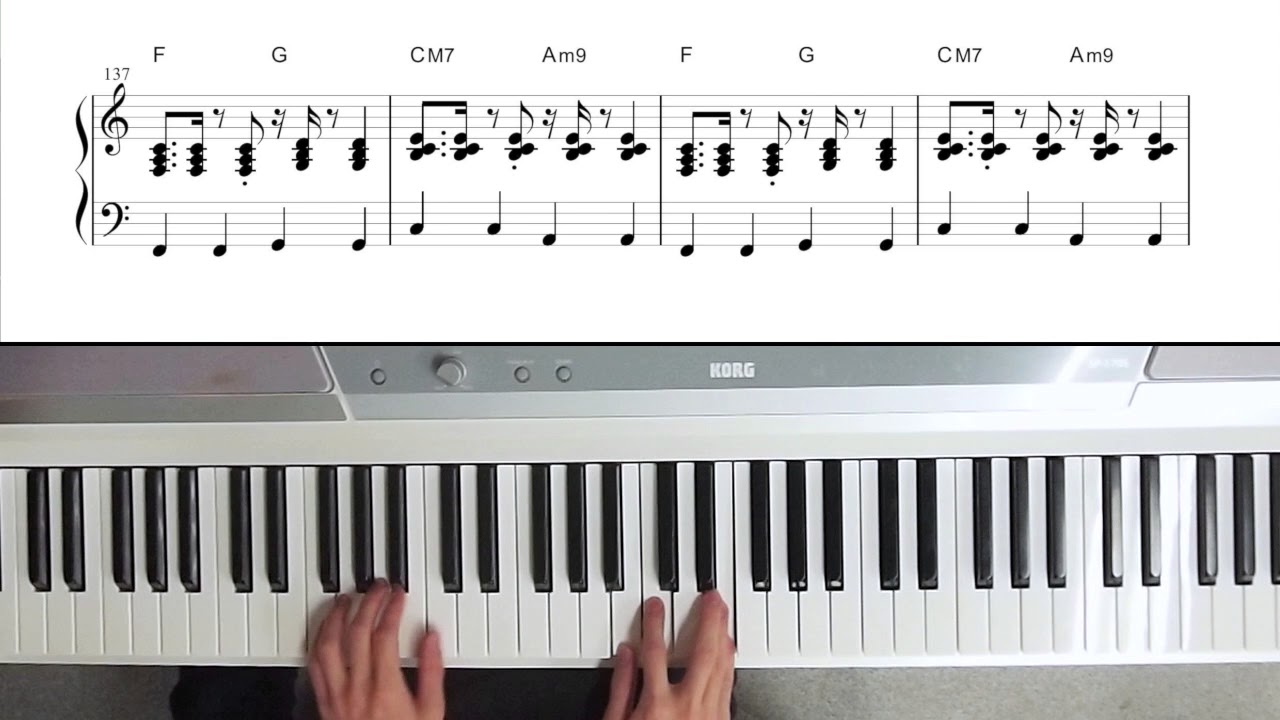 Piano Backing Pattern for Pops 034 - YouTube