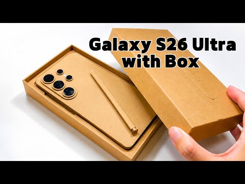 Kartondan Galaxy S26 Ultra + Kutu Nasıl Yapılır