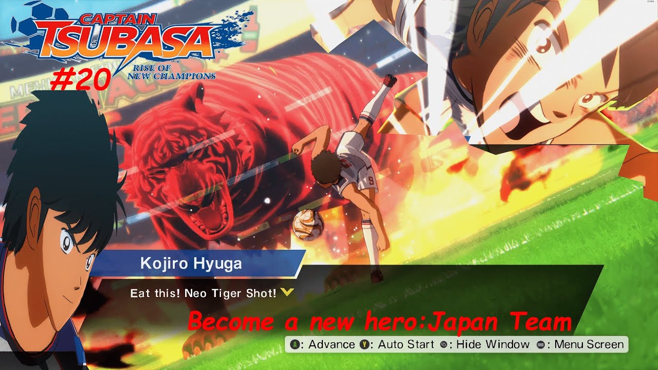 Hyuga Neo Tiger'i Öğreniyor:Captain Tsubasa Rise Of New Champions-20 ...