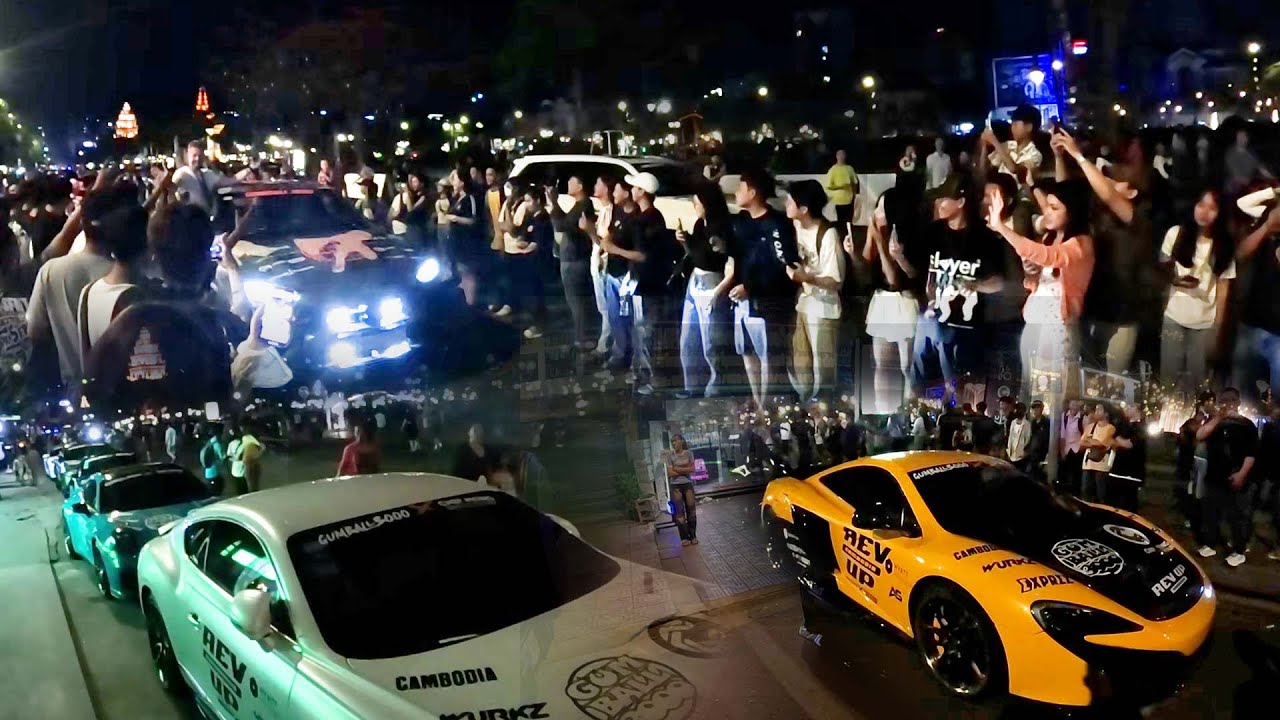 GumBall 3000 X CHIPM MONG HYPER CAR SHOW IN CAMBODIA - YouTube