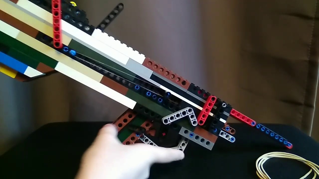 Lego full-auto SMG [working] - YouTube