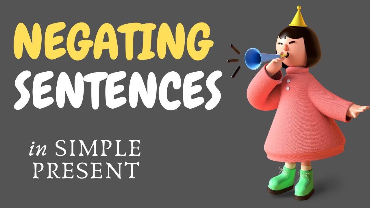 Spoken English Malayalam | Basic English Grammar Lesson 4 | Negating ...