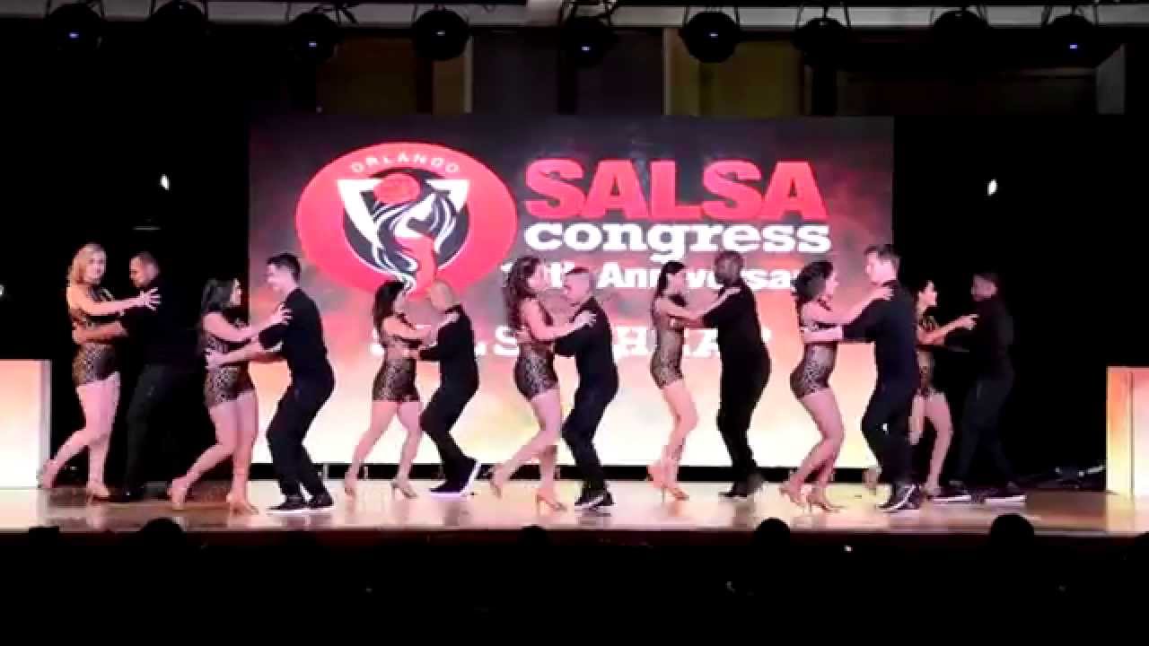 Salsa Heat Bachata Team at Orlando Salsa Congress 2015 - YouTube