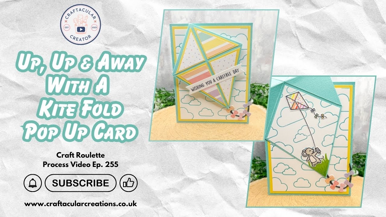 Let’s Go Fly a Kite… Pop-Up Kite-Fold Card! 🎏 - YouTube