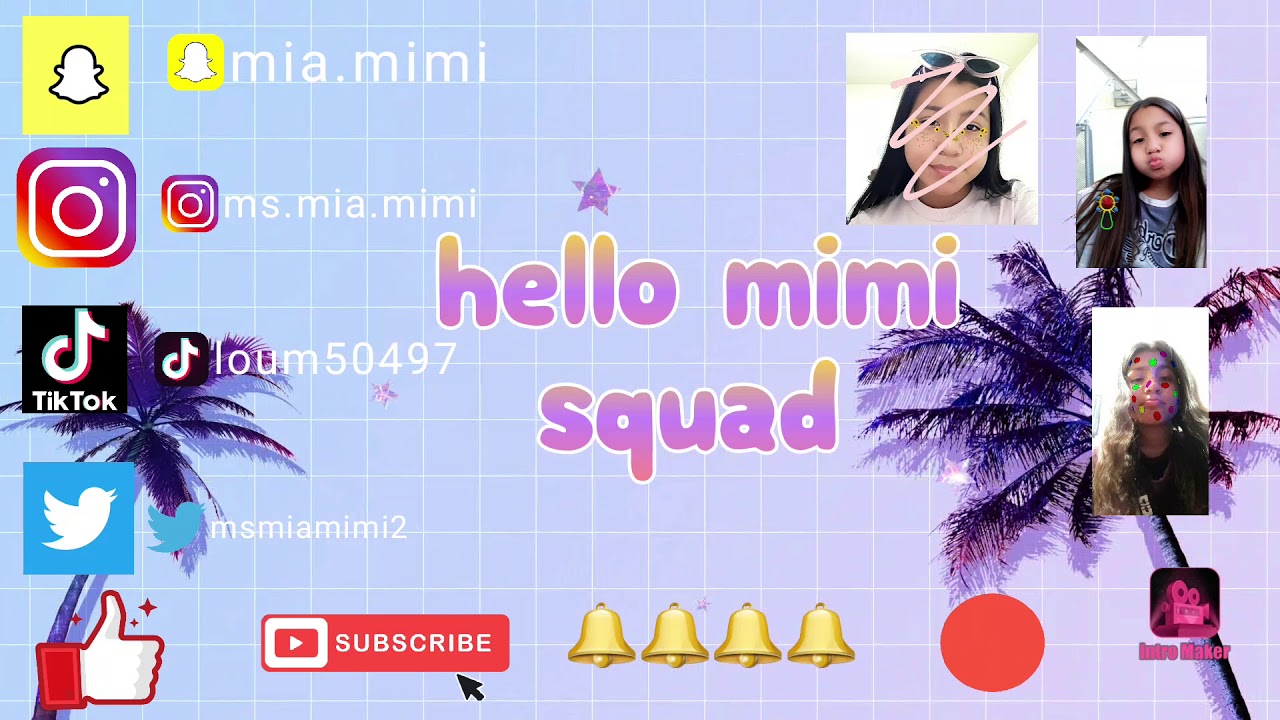 New intro (cute period point blank)🦋🦋 - YouTube