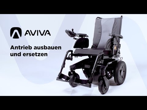 Invacare AVIVA RX Montagevideo: Antrieb ausbauen und ersetzen