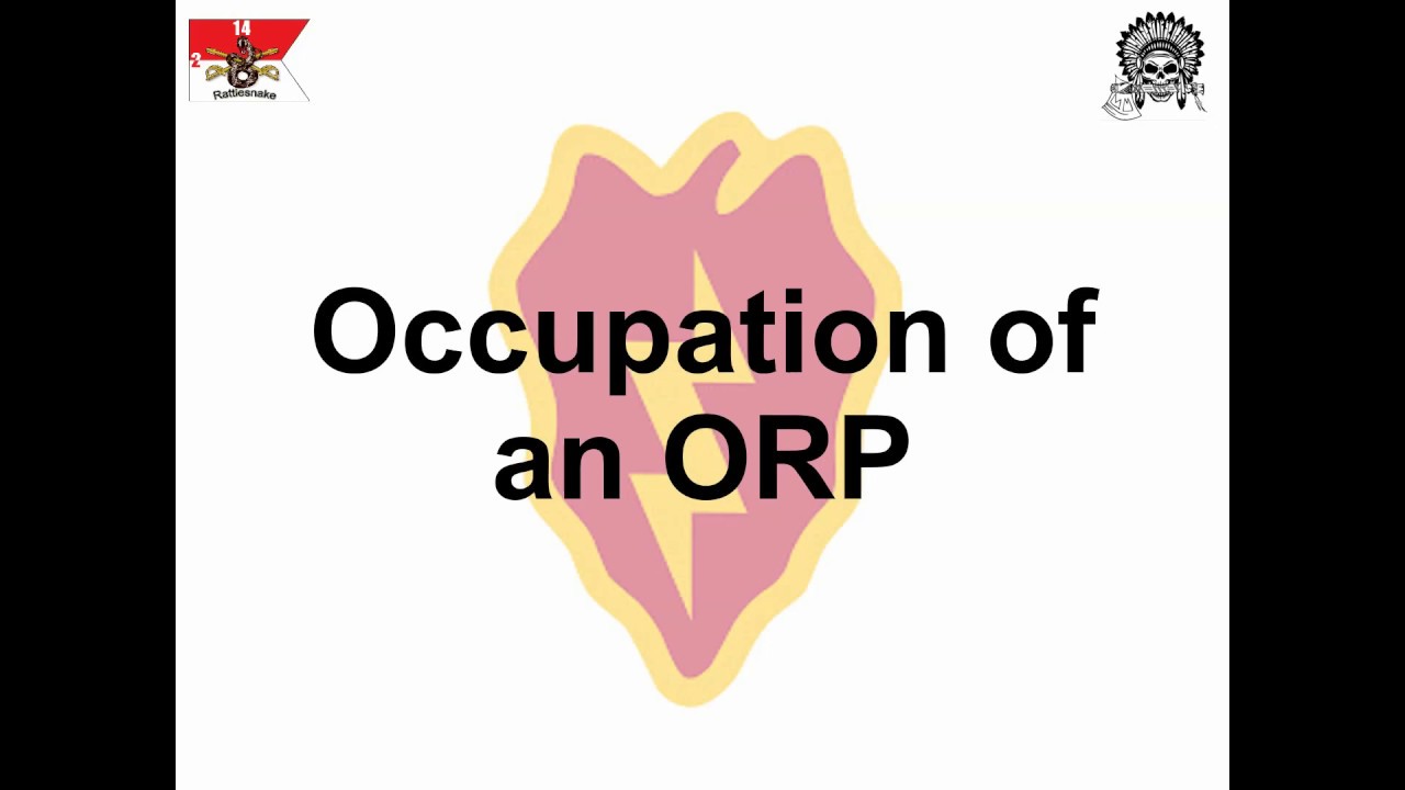 05 Occupation of an ORP - YouTube