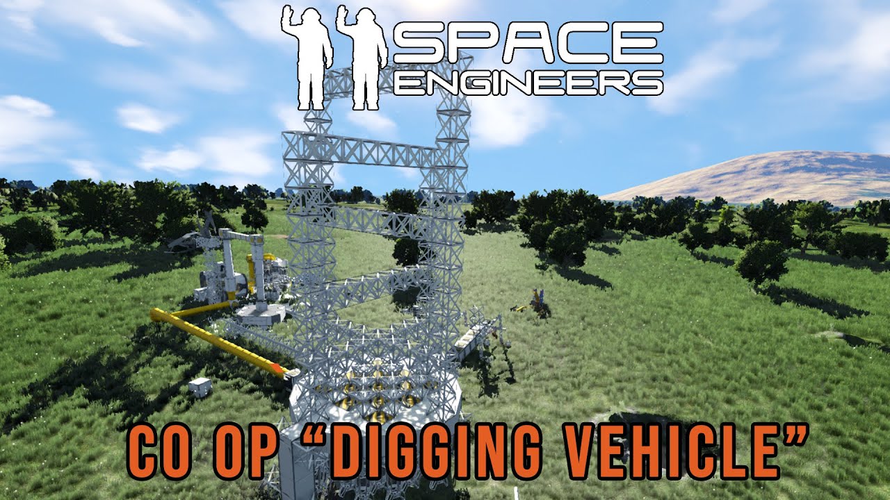 Space Engineers Co Op : Operation Digging Into The Ground EP 16 - YouTube