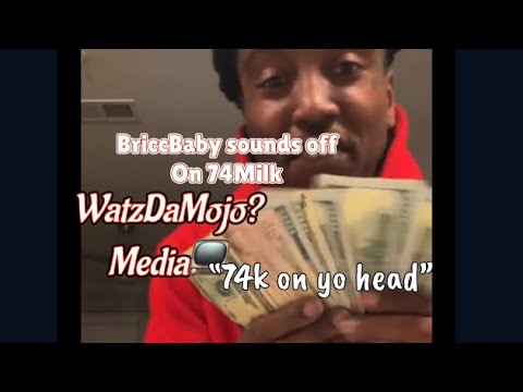 Briccbaby sounds off on 74Milk on IG Live - YouTube