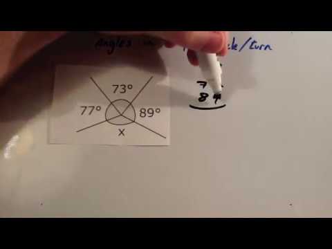 Angles in a full circle - Corbettmaths - YouTube