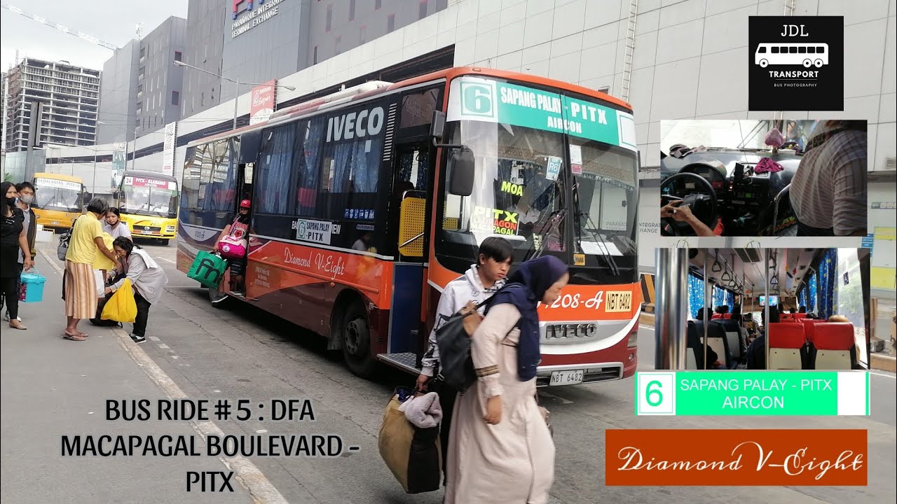 Bus Ride # 5: Diamond V-Eight 14208-A Iveco Euromidi ( Macapagal ...