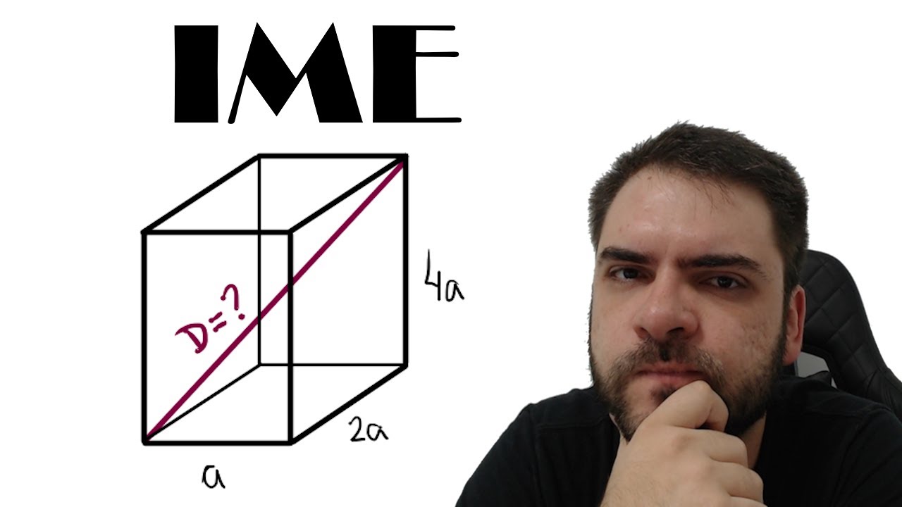 IME/2018 Um prisma retangular reto possui três arestas que formam uma ...