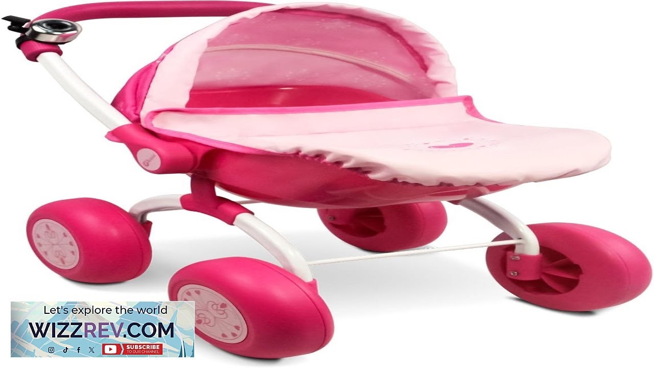 Doll Stroller Toy Anivia Realistic Doll Stroller Heart Design Gifts for ...