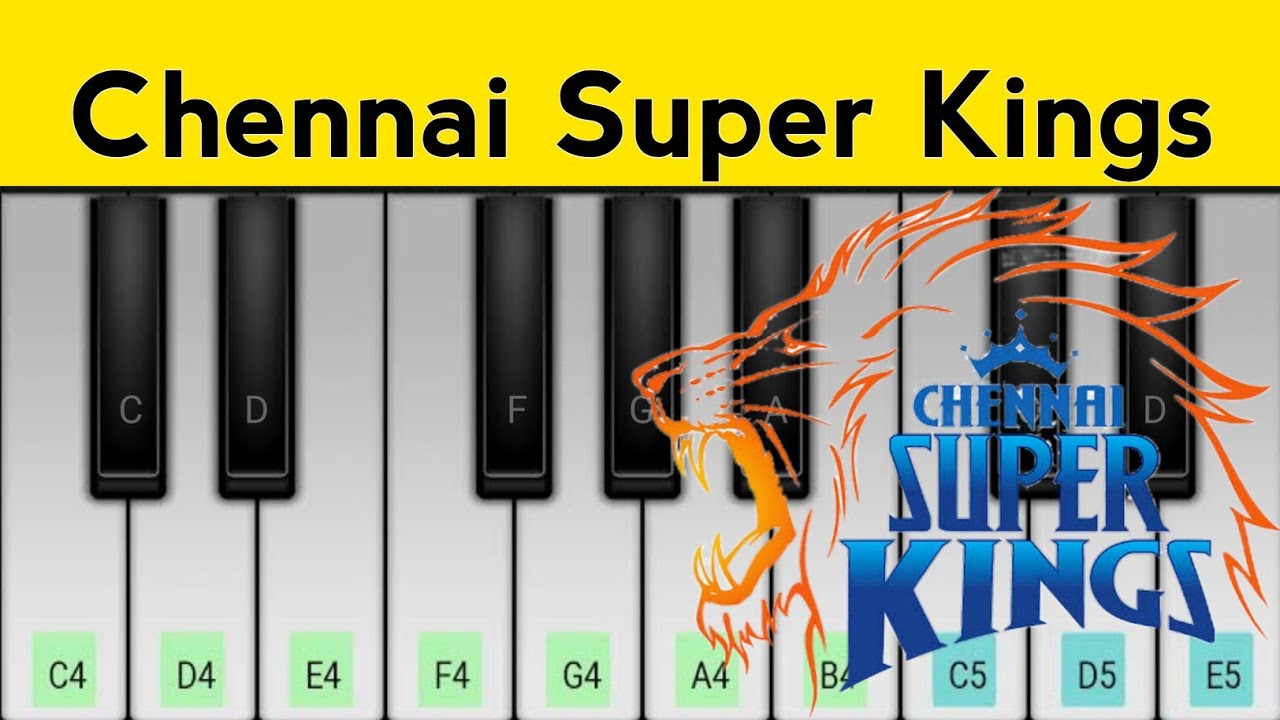 Chennai Super Kings (CSK) Piano Tutorial | IPL - YouTube