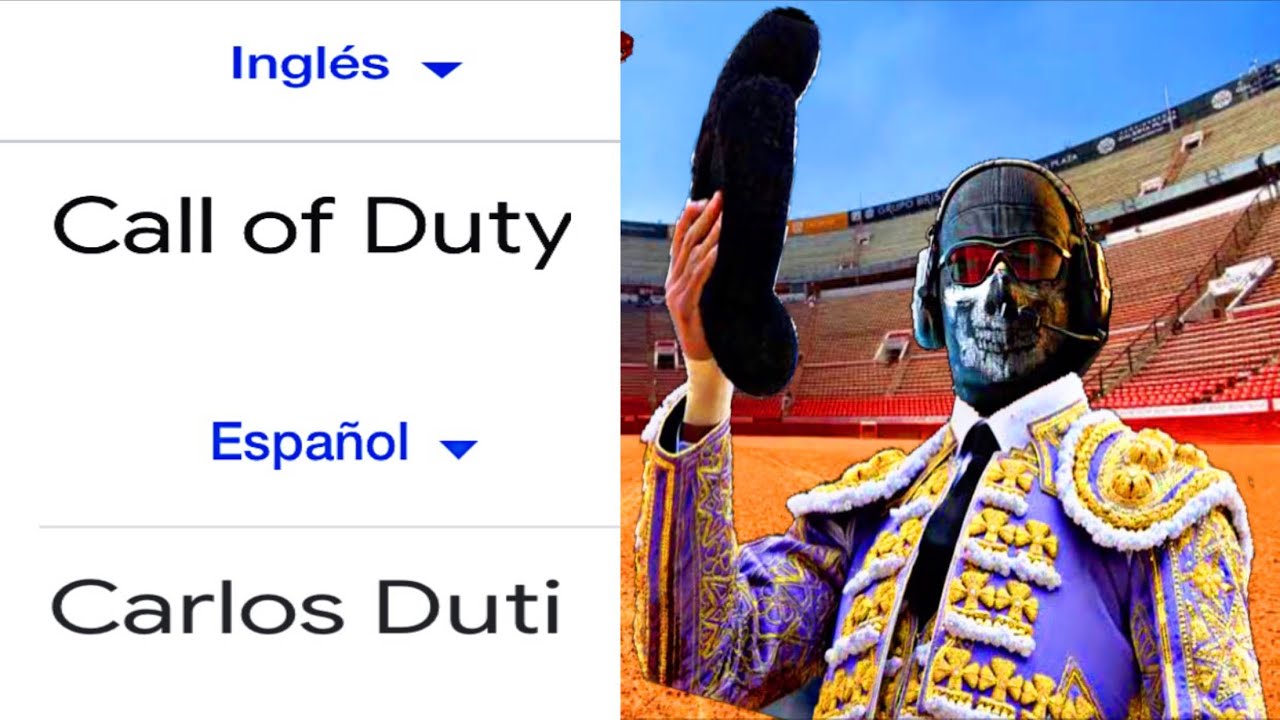 CALL OF DUTY EN DIFERENTES IDIOMAS / Call of Duty in diferent languages ...